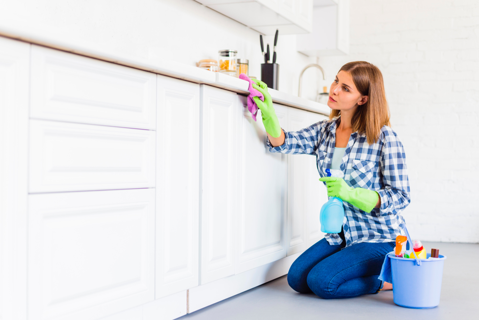 How to Deep Clean Your Kitchen Cabinets | TaskOpus Guide
